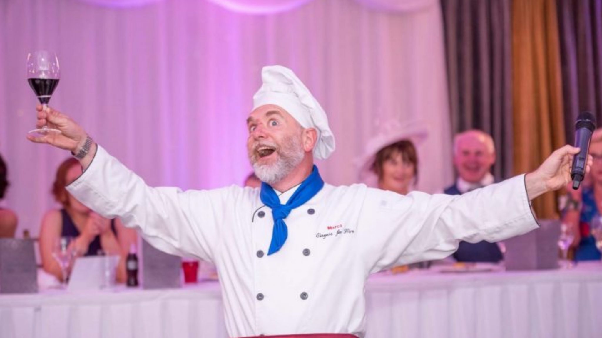 The Singing Chef Marco No. 1 Amazing Wedding Entertainment
